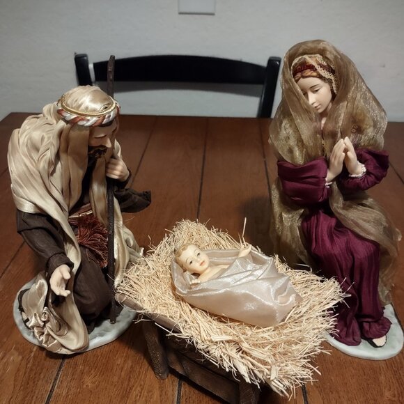Member's Mark | Holiday | Vintage 205 Members Mark Sams Club Nativity ...